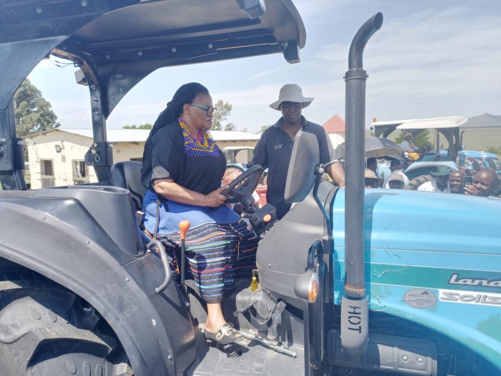 Handing over of tractors and sewing machines – OR Tambo