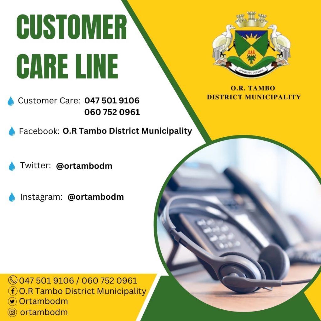 CUSTOMER CARE LINE – OR Tambo