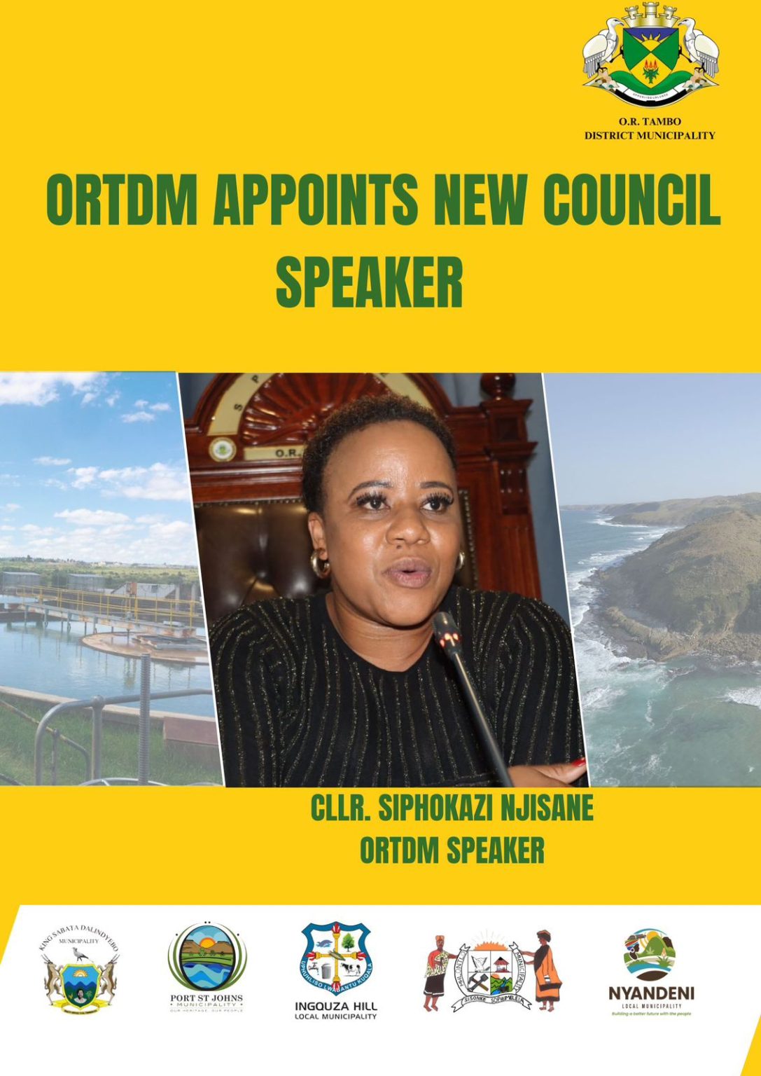 The O. R. Tambo District Municipality Council has appointed a new ...