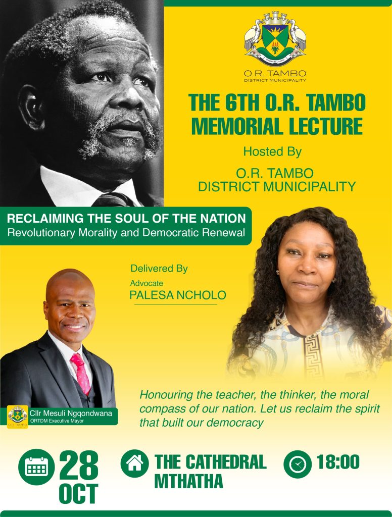 O.R. Tambo 6th Memorial Lecture – OR Tambo